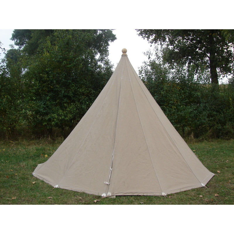 Cone Tent - diameter 4,3 m x 2,8 m high - LINEN