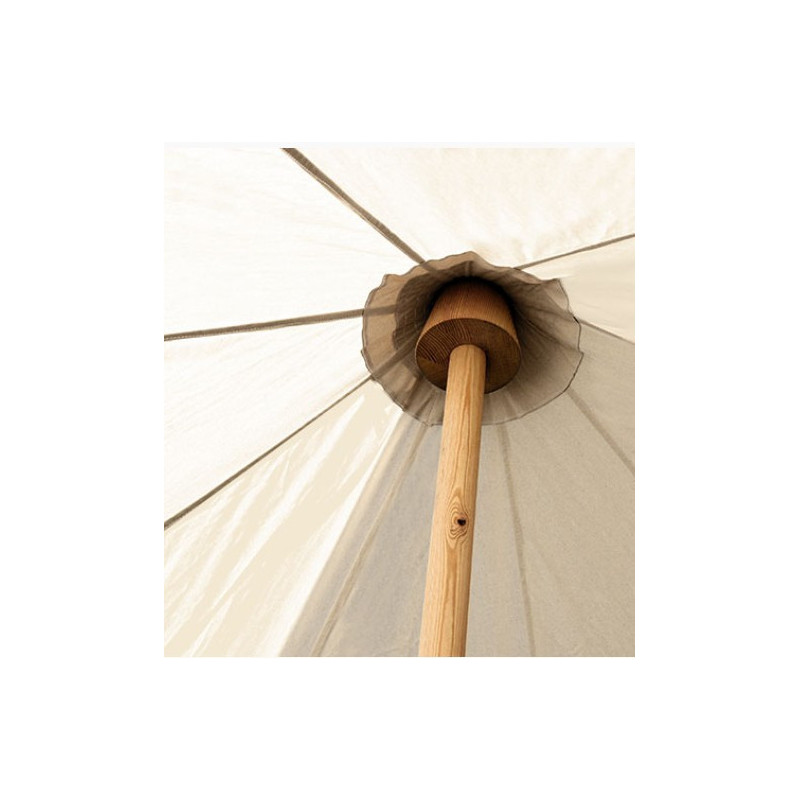 Umbrella Tent with one pole 4 m diameter - cotton