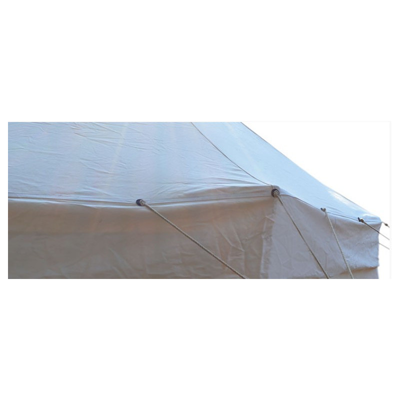 Umbrella Tent with one pole 4 m diameter - cotton