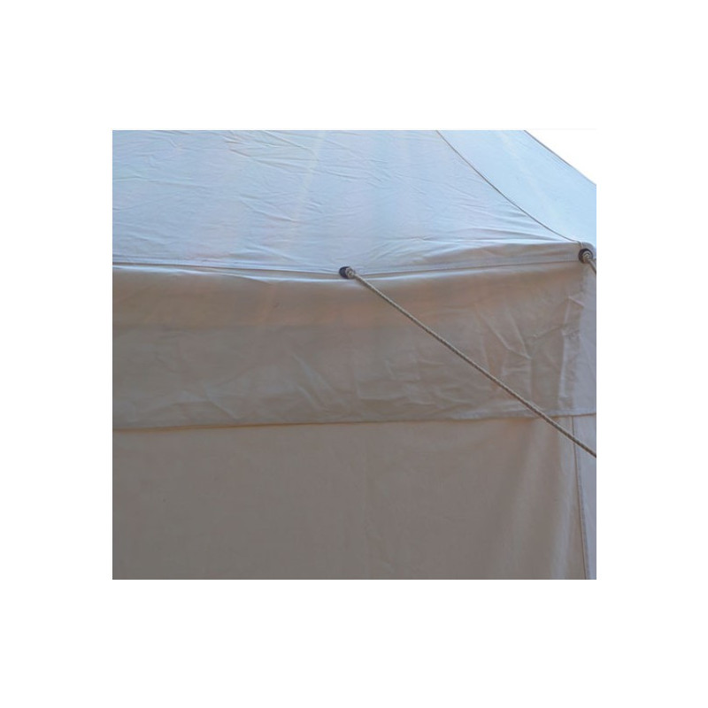 Umbrella Tent with one pole 4 m diameter - cotton